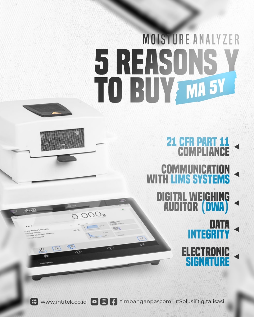 Radwag membantu perusahaan farmasi memenuhi 21 CFR Part 11