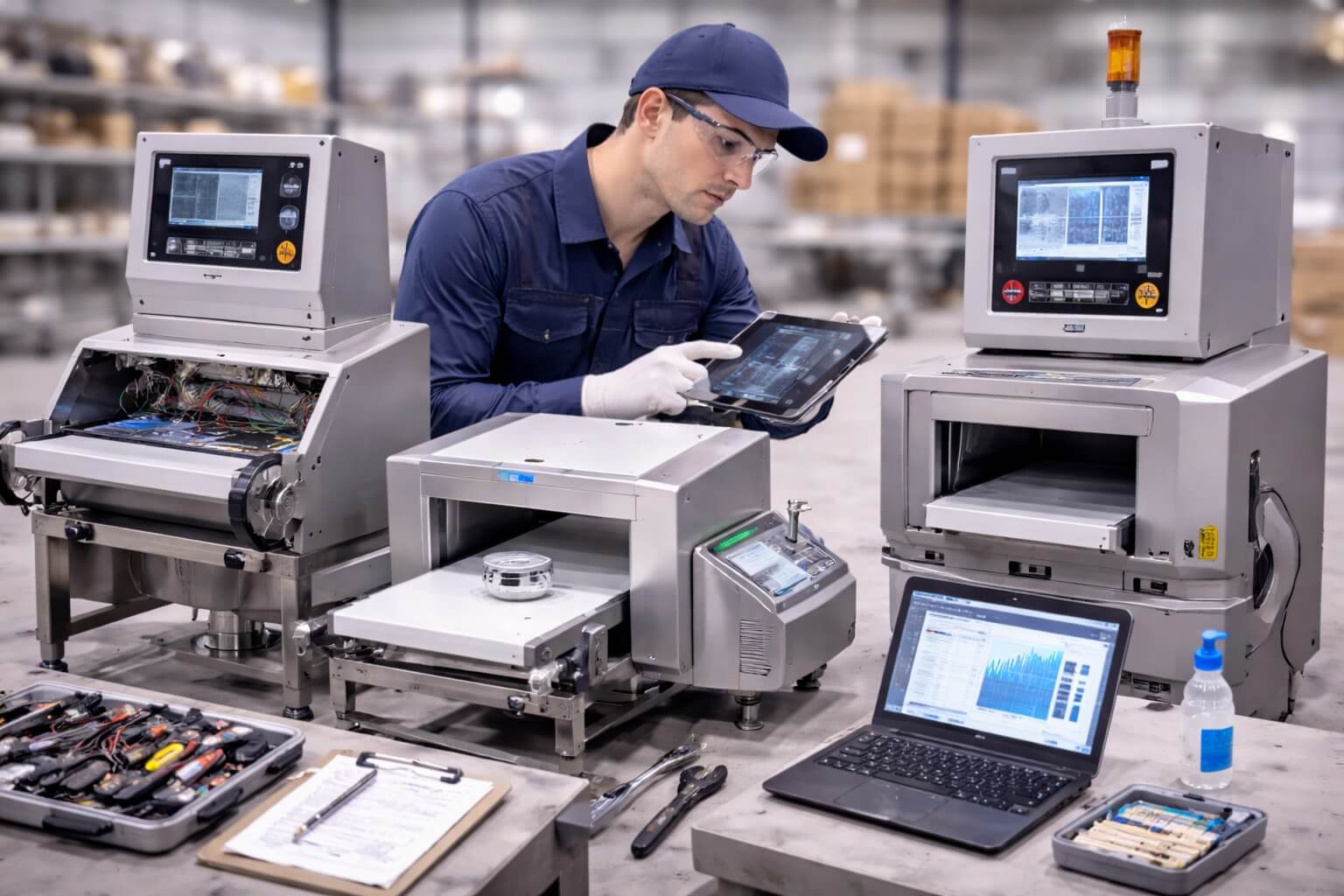 Service Timbangan Produksi: Service Checkweigher, Metal Detector, dan ...